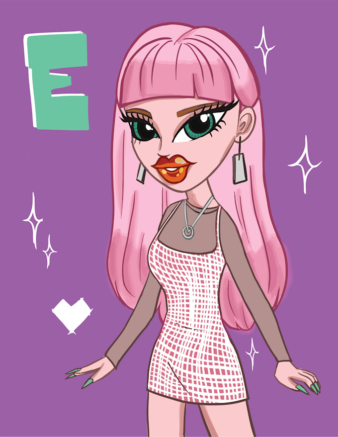 Create a bratz style custom portrait by Minmorris | Fiverr