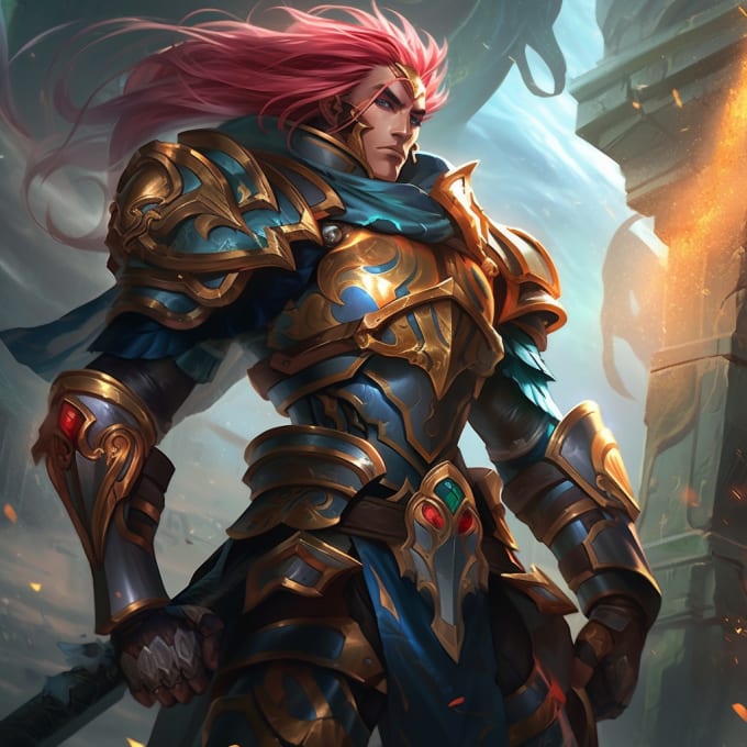 Create stunning and unique splash art and illustrations for game ...