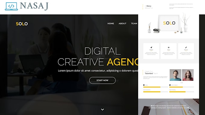 Edit your html css javascript jquery bootstrap website by Shakibnasaj ...