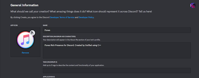 Create a custom discord rich presence application by Outfled | Fiverr