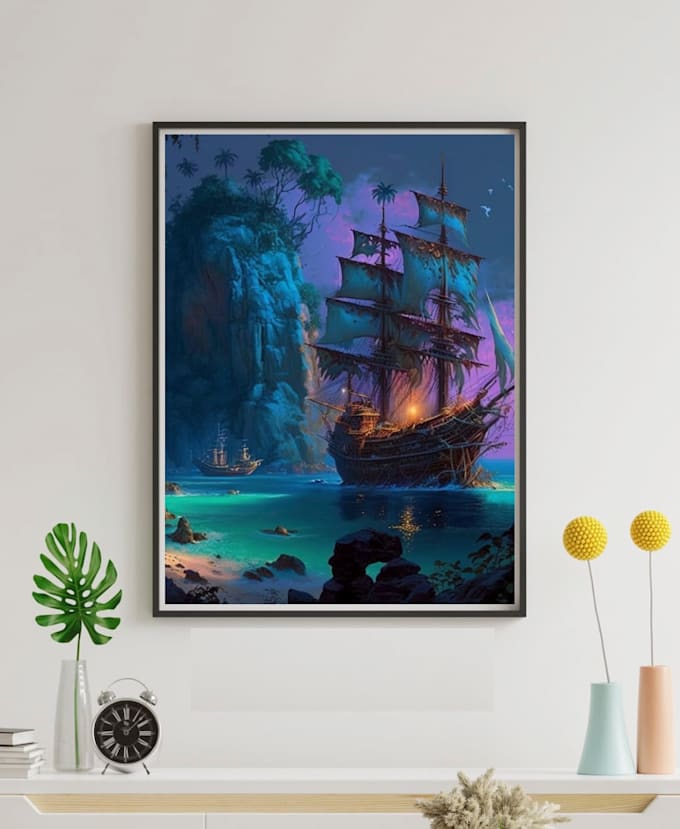 Create the best ai art for wall decoration by Nitishbiswas514 | Fiverr