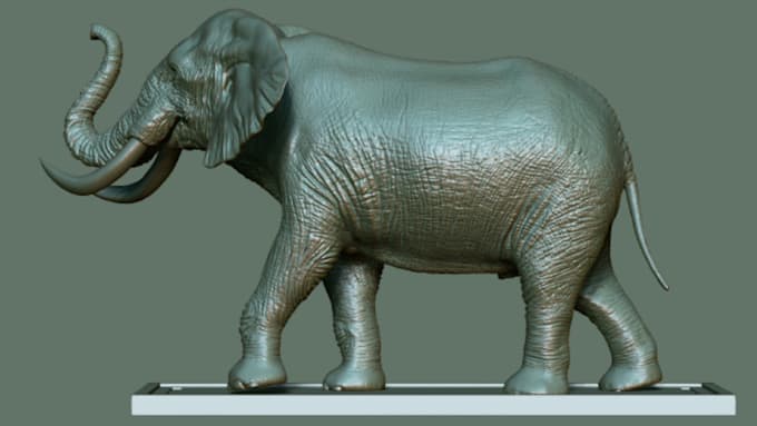 Sculpt realistic 3d animal modelling, animal character in 3d printing ...
