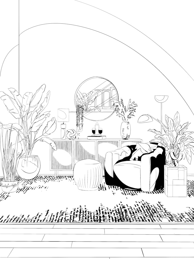 Make minimal cartoon illustration from your photo by Natashakononova ...