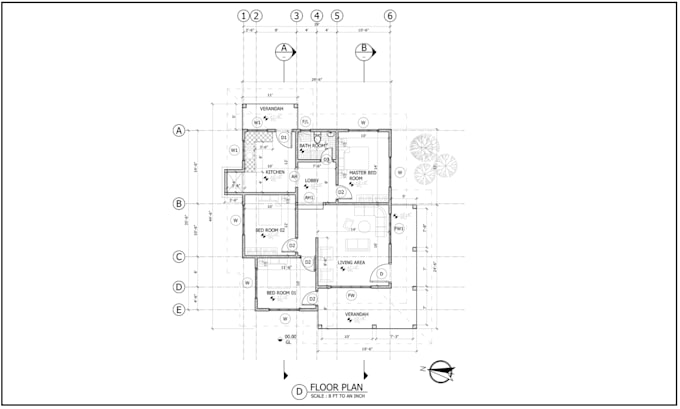 Fare planimetrie architettoniche 2d e prospetti in autocad
