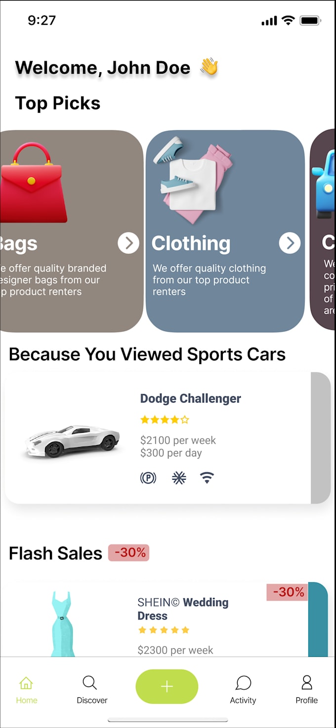 Build beautiful ui design for your desired mobile app by Idrismusa42 ...