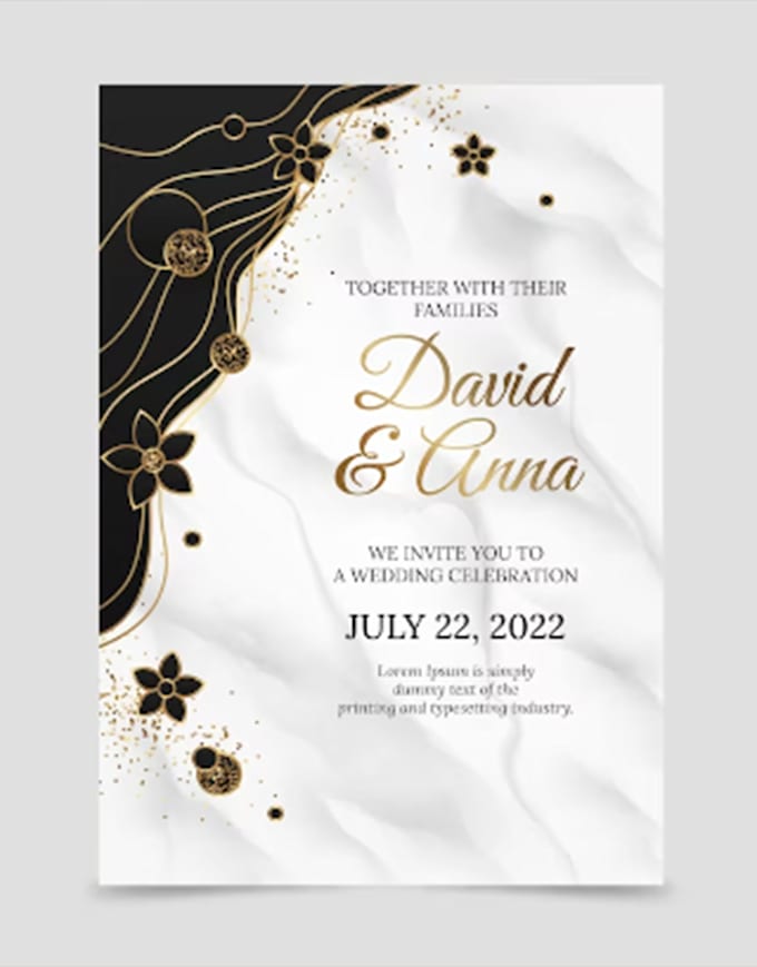 Design an attractive digital invitation card by Laaiba | Fiverr
