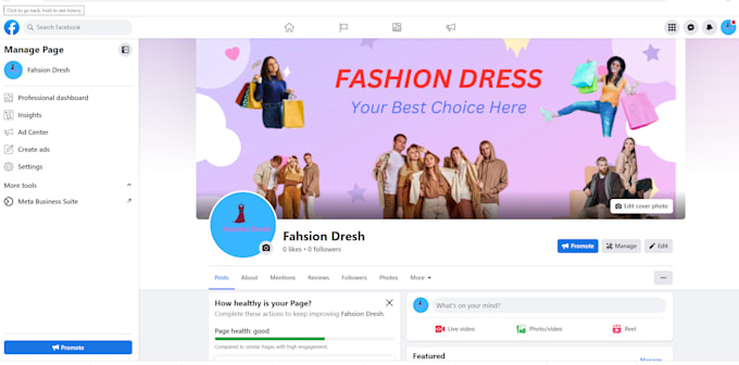 Create and setup impressive facebook business page by Mamunkhan1739 ...