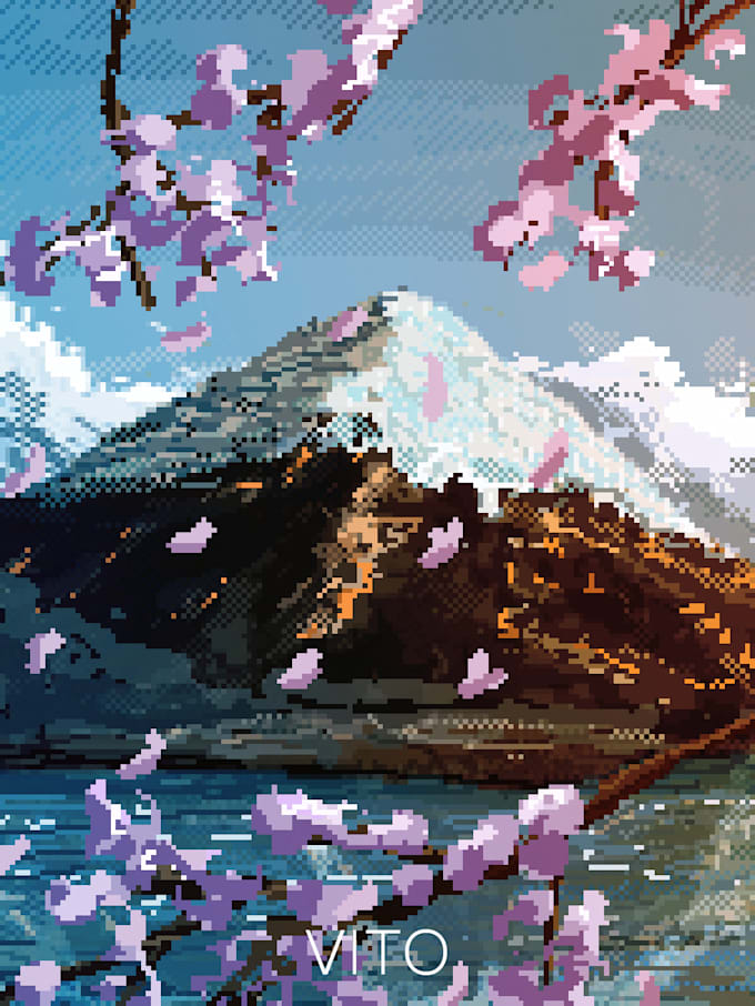 Draw unique pixel art by Vito1703 | Fiverr