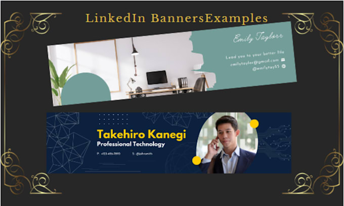 Design a stylish linkedin banner by Otmane_bachri | Fiverr