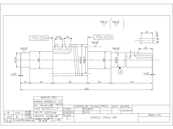 Make 2d and 3d machine parts drawings using solidworks and autocad by ...