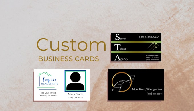 Design impactful business cards for your brand by Micheleh20 | Fiverr