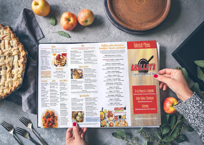Design a fully customizable physical and digital menu package by ...