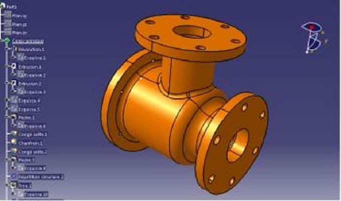 Create a 3d valve is components from solidworks by Bembliiheb | Fiverr