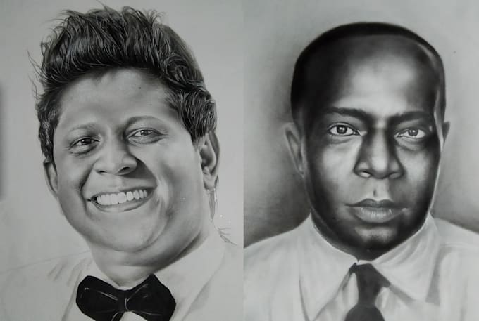 Professional pencil art portrait drawing by Udaya_art | Fiverr