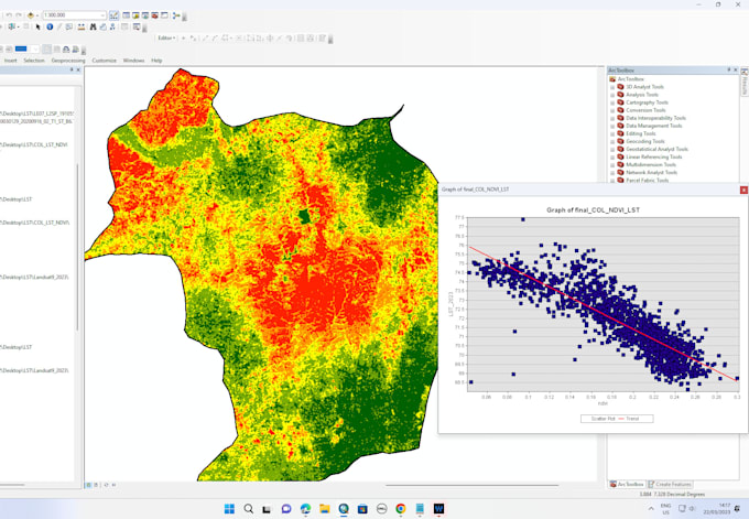 Perform all kinds of gis analysis for you and create a well informative ...