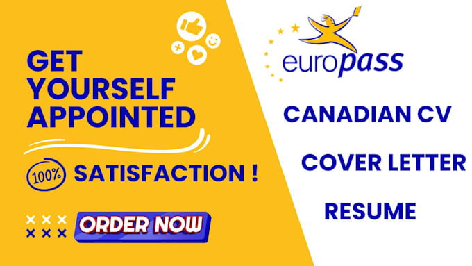 Create and edit a europass cv, resume and cover letter by Zeeshansoomro77 | Fiverr