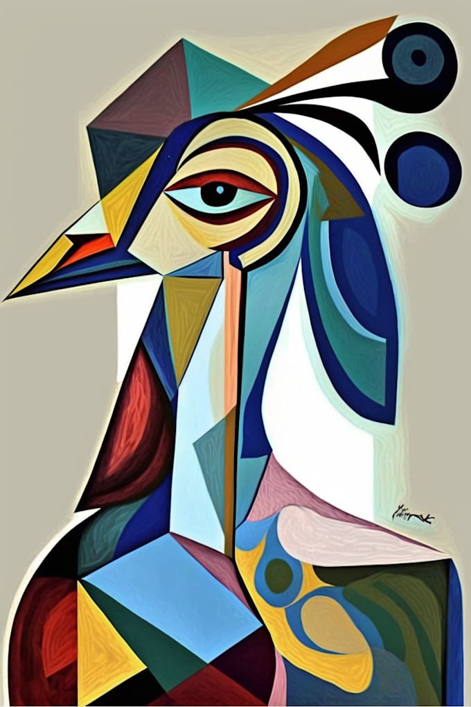 Paint your animal with cubism painting style by Mudeva | Fiverr