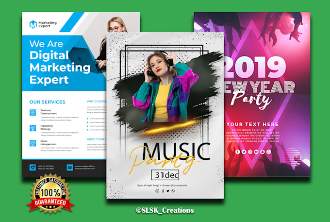 Create professional, awesome, stunning, business and event flyer design ...