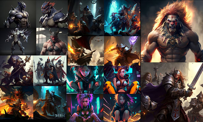 Generate images prompt of interesting characters ai by Drmindsets | Fiverr