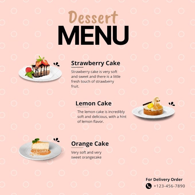 Design an awesome menu card for your cafeteria by Shruti_singh21 | Fiverr
