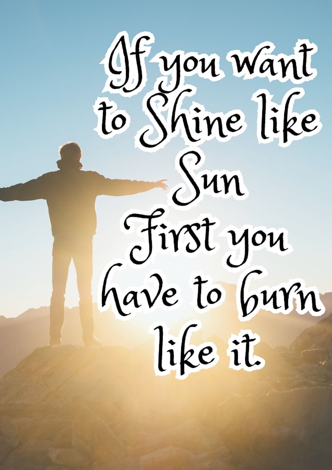 Create motivational and inspirational poster designs by Sundasrshad ...