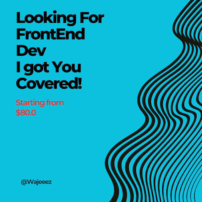 Be Your Frontend Developer Figma To React Js Html Css And Javascript By Wajahatalisyed Fiverr