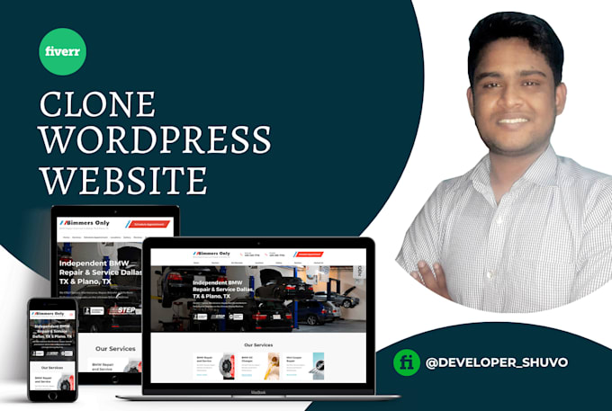 Revamp Redesign Clone Customize And Fix Css Issues Wordpress Website By Developershuvo Fiverr