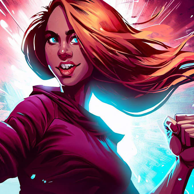 Draw a comic book, cover art or character design by Marietjieraube | Fiverr