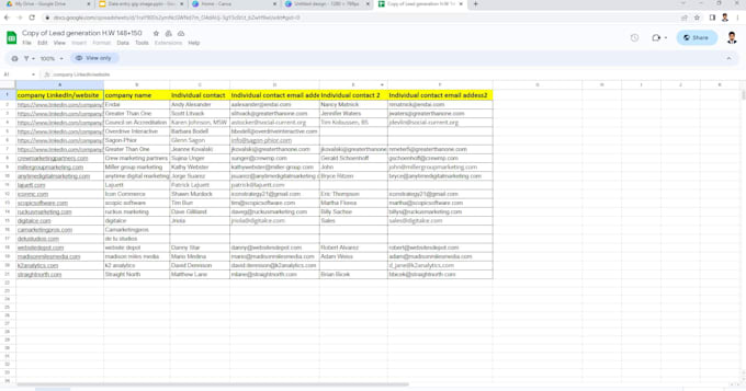 Data entry copy paste web research file conversion lead generation by Data_entryi | Fiverr