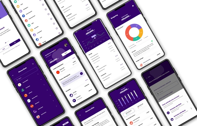 Create mobile app ui ux, website design in figma by Sparkles4321 | Fiverr