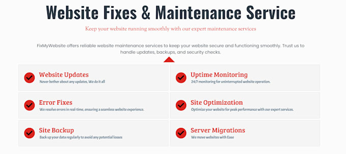 Repair your website and fix any issues by Mediabg | Fiverr