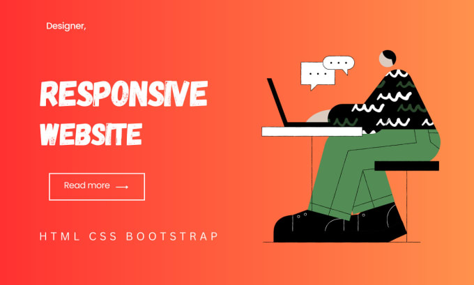 Design website reponsive using html css and bootstrap by ... Design website reponsive using html css and bootstrap by ...