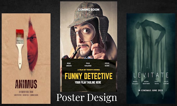 Design an eye catching movie poster for your film by Sadianiaz690 | Fiverr