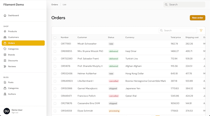 Create laravel and filamentphp based admin panels by Ekremoul | Fiverr
