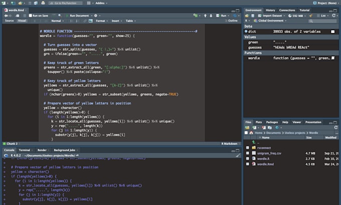 Help you code in r for a data science project by Themorsecode | Fiverr