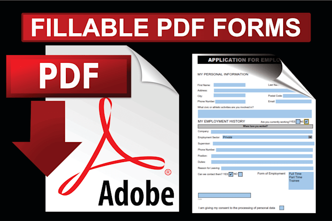 Create professional fillable pdf forms by Shahxadstudio | Fiverr