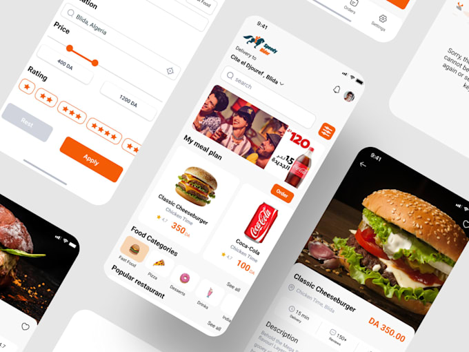Interactive mobile app ui ux design or website ui ux by Imanefehis | Fiverr
