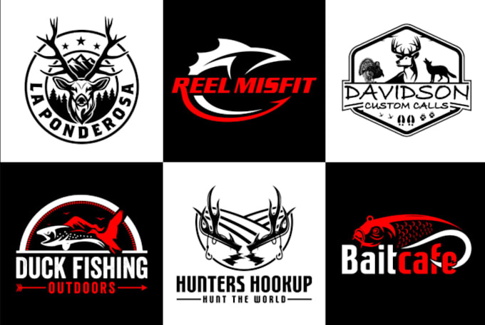 Create amazing hunting and fishing logo by Jarrettjoshuab9 | Fiverr