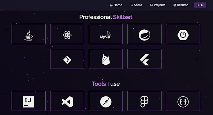 Build a responsive personal portfolio website in react js by Fatimazahrahb | Fiverr
