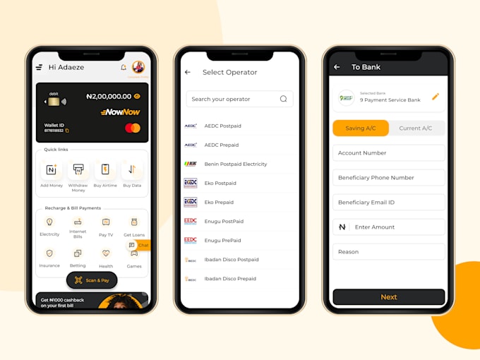 Do mobile app ui design for android and ios by Arunkumar868 | Fiverr