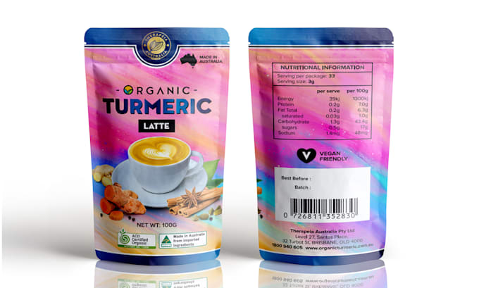 Design pouch bag, mylar bag, product label design, food packaging by ...