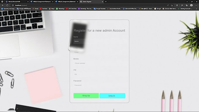 Create React Web Application Using Htmlcss Bootstrapjavascriptphp And Sql By Chamoth304 Fiverr