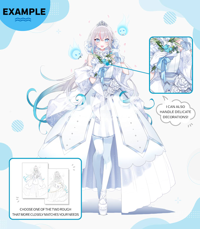 Design illustrations of original anime characters by Jyamazaki | Fiverr