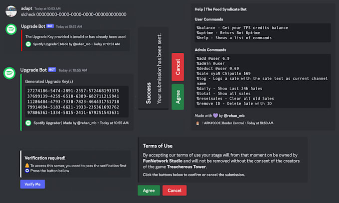 Create a custom discord bot for you by Rehan_mb | Fiverr