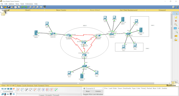 Make you a cisco packet tracer project by Md_skills | Fiverr