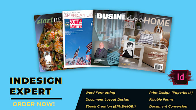 Do adobe indesign expert work by Jamalnasir97 | Fiverr