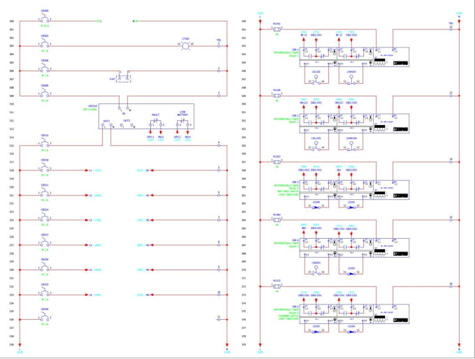 Draw electrical schematic and panel layout by eplan electrical by ...