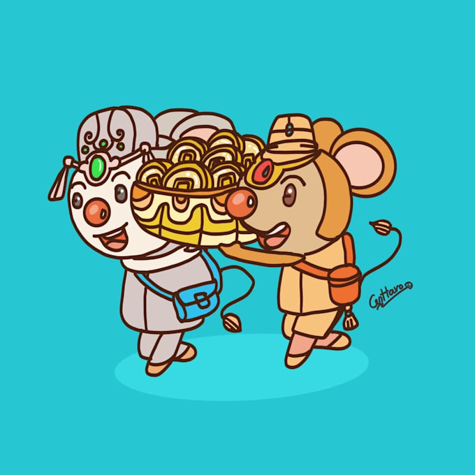 Draw cute character illustration by Centtaro | Fiverr Draw cute character illustration by Centtaro | Fiverr