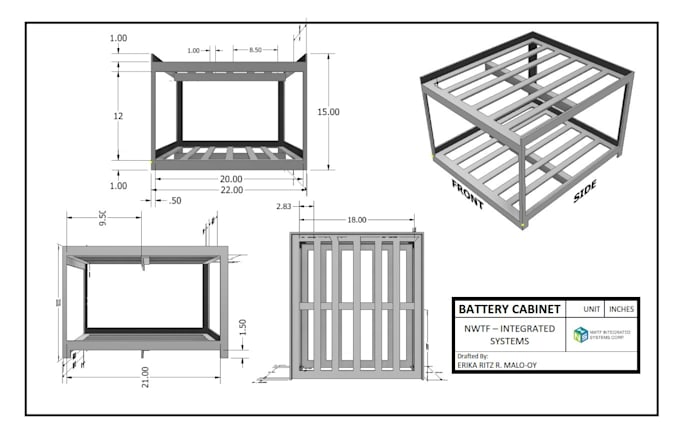 Do your 3d assembly and 2d floor plan by Erikaritz | Fiverr