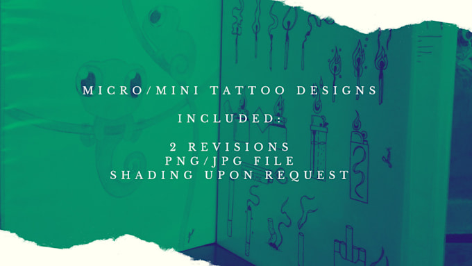 Draw micro, mini tattoos for you by Zelda_jooste | Fiverr